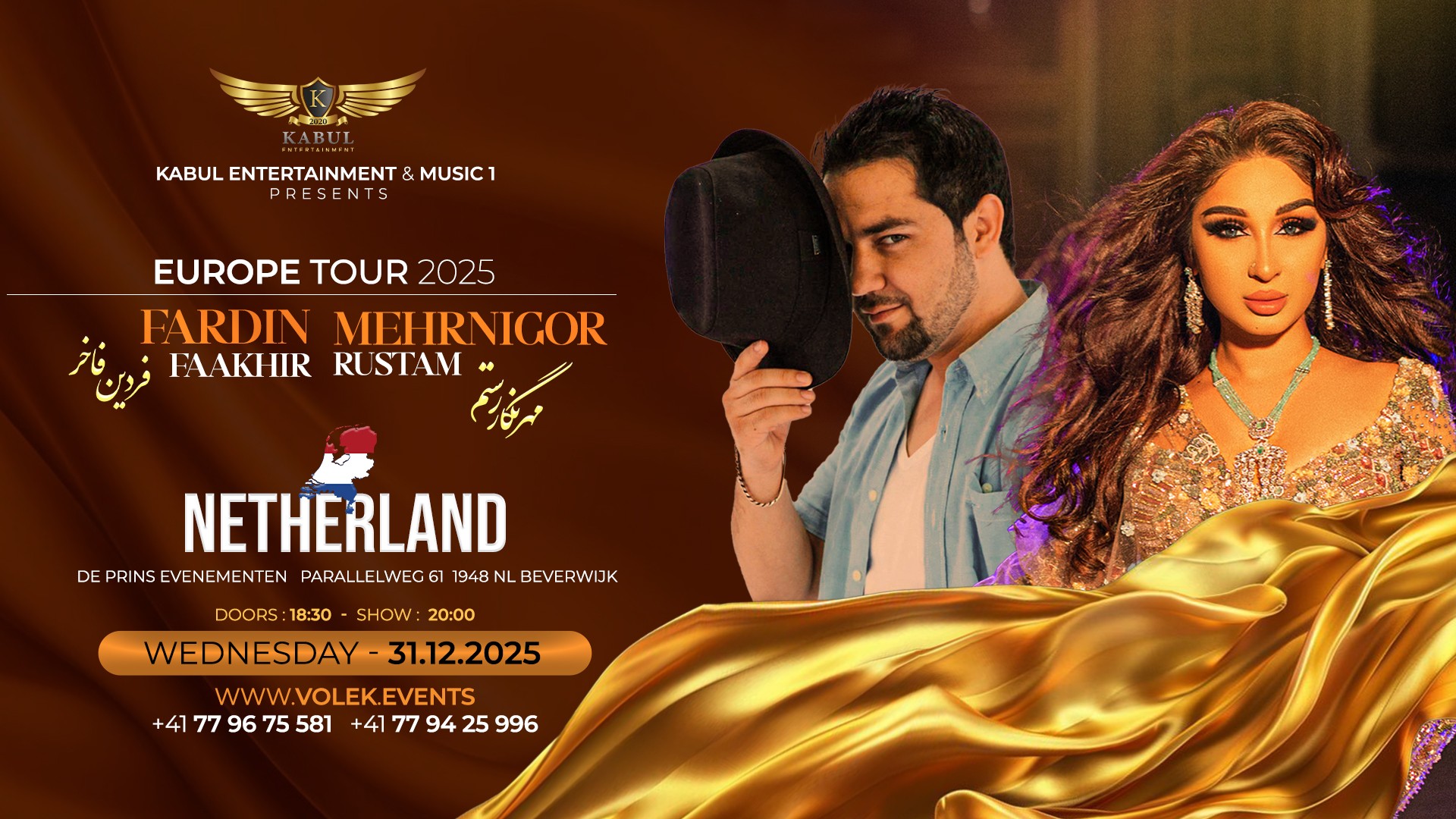 Mehrnigor Rustam & Fardin Faakhir Live in Netherlands – VOLEK